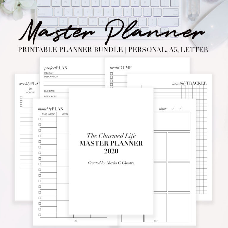 2020 Master Planner Printable Bundle - Strange & Charmed