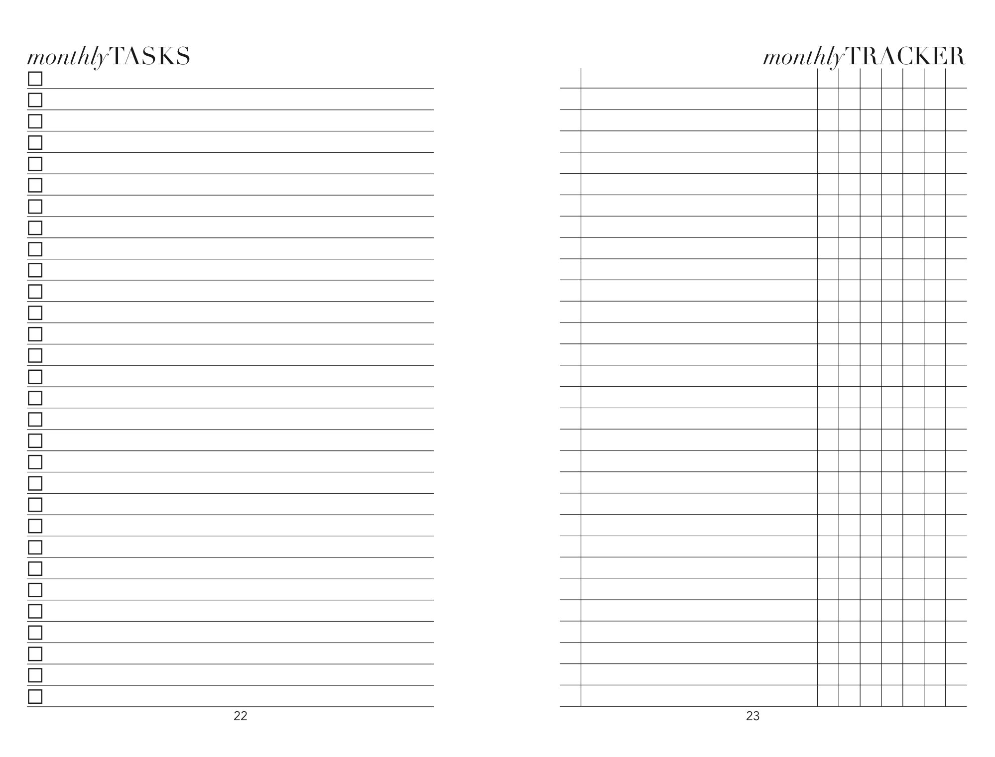 2020 Master Planner Printable Bundle - Strange & Charmed