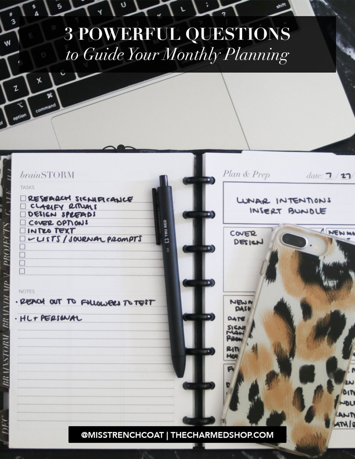 3 Powerful Questions to Guide Your Monthly Planning - Strange & Charmed